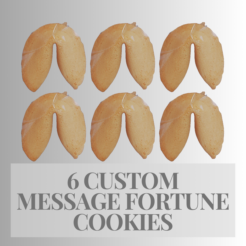 Personalised Custom Message Fortune Cookies – Lithuanian Treats